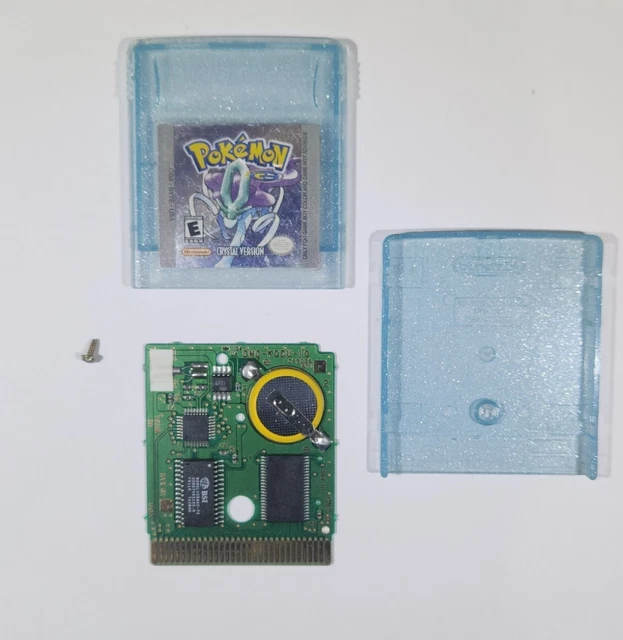 POKEMON: CRYSTAL VERSION (Game Boy Color 2001) Authentic | New Battery ...
