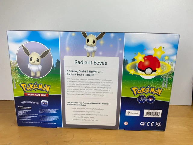 POKÉMON GO TCG Premium Collection Radiant Eevee ENG Sealed with Promo ...