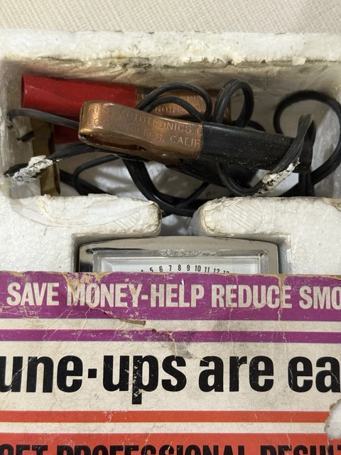 VINTAGE RITE AUTOTRONICS Corp RAC Dwell Tachometer Model 557 With Box ...