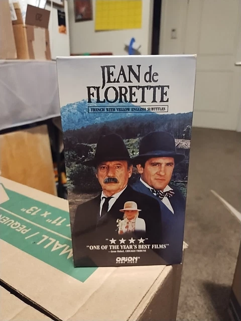 VINTAGE VHS JEAN De Florette (French W/Yellow English Subtitles) £11.76 ...