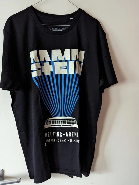RAMMSTEIN EUROPE Stadium Tour 2024 Gelsenkirchen T-Shirt in Größe XXL NEU EUR 43,50 - PicClick DE