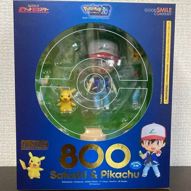 FIGURINE NENDOROID POKÉMON Satoshi et Pikachu #800 Good Smile Company ...
