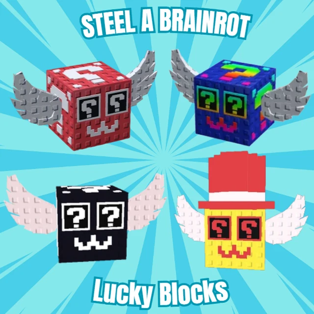 STEAL A BRAINROT 🧠 | Lucky Blocks | SAB | Golden/Rainbow/Diamond | FAST ...
