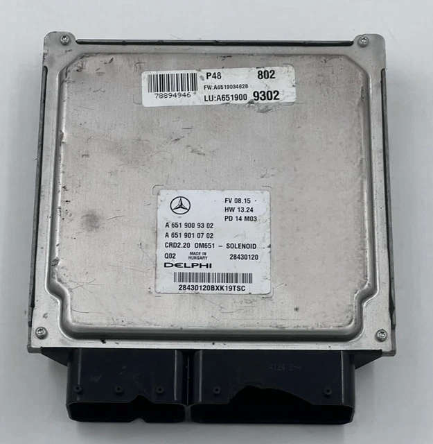 MERCEDES BENZ VITO Viano OM651 Ecu Control Unit A6519009302 $441.03 ...