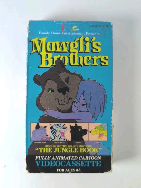 MOWGLI'S BROTHERS (VHS 85 FHE) FROM Rudyard Kipling's, The Jungle Book ...