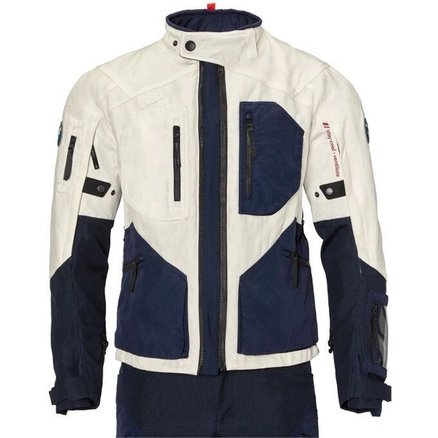 BMW MOTORRAD RALLYE GTX Motorcycle Adventure Jacket - Blue Size 58 ...