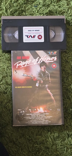 RAGE OF HONOR Rare Big Box Vhs Rare £21.50 - PicClick UK