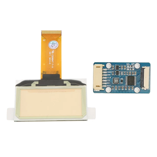 1.51 INCH SCREEN Module 128x64 Resolution SPI I2C Interface Full View ...