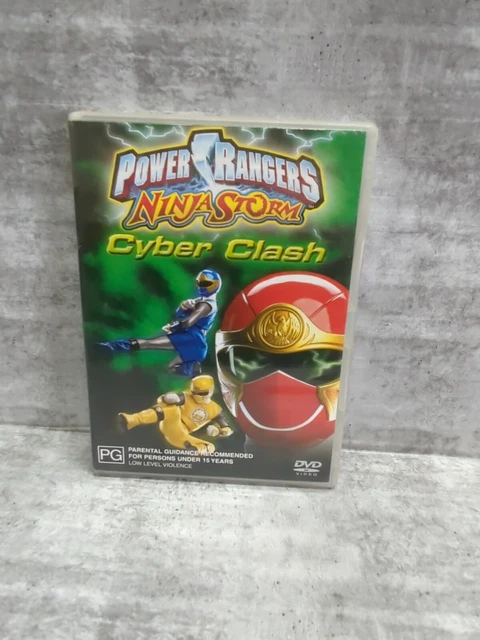 POWER RANGERS - Ninja Storm - Cyber Clash (DVD, 2004) Region 4 $13.98 ...