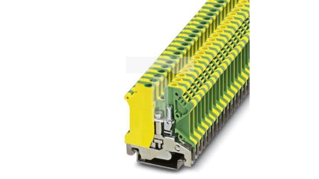 PROTECTIVE CONDUCTOR RAIL connector 4mm2 green-yellow TB 4-PE I ...