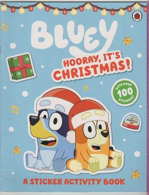 BLUEY: HOORAY ITS Christmas Sticker Activity - Bluey - Acceptable ...