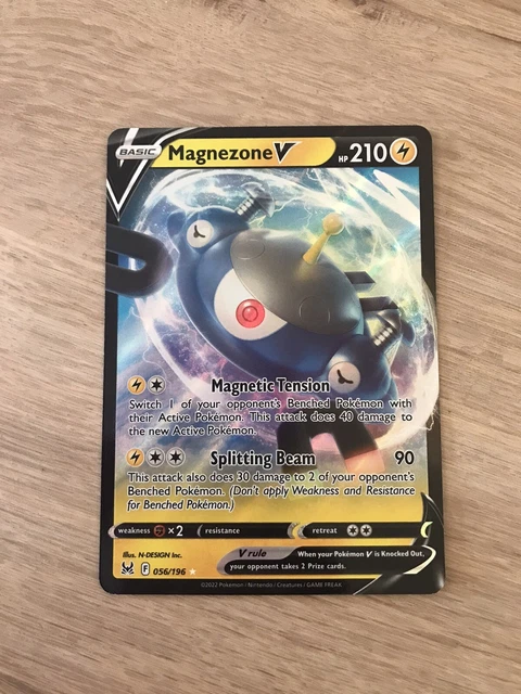 POKÉMON TCG MAGNEZONE V Sword & Shield - Lost Origin 056/196 Regular ...
