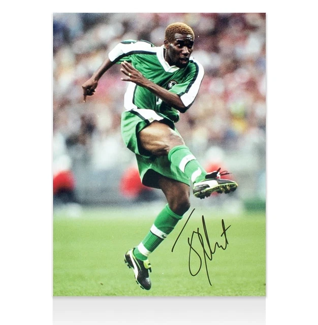 JAY-JAY OKOCHA SIGNED Nigeria Photo Autograph £30.00 - PicClick UK