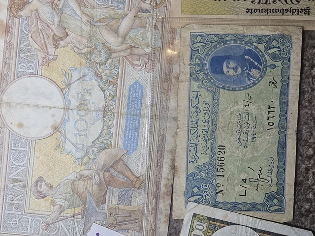 COLLECTION OF OLD/CURRENT Foreign Banknotes - World Currency 26 Note £0 ...