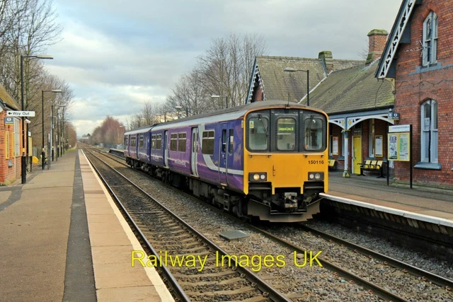 RAILWAY PHOTO CLASS 150 DMU Northern Rail Class 150 150116 Hough Green ...