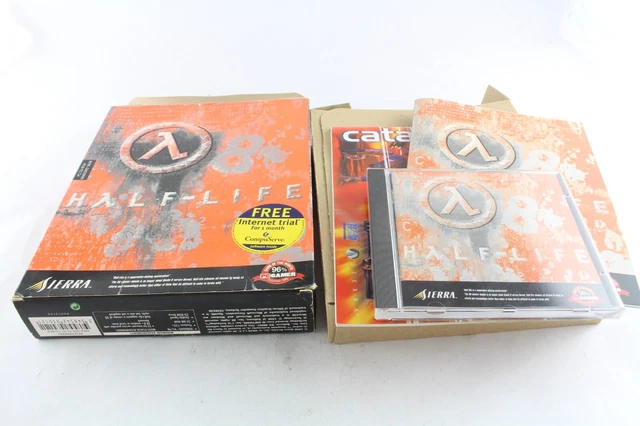 HALF LIFE ORIGINAL PC Cd Rom Big Box Edition Game £159.99 - PicClick UK