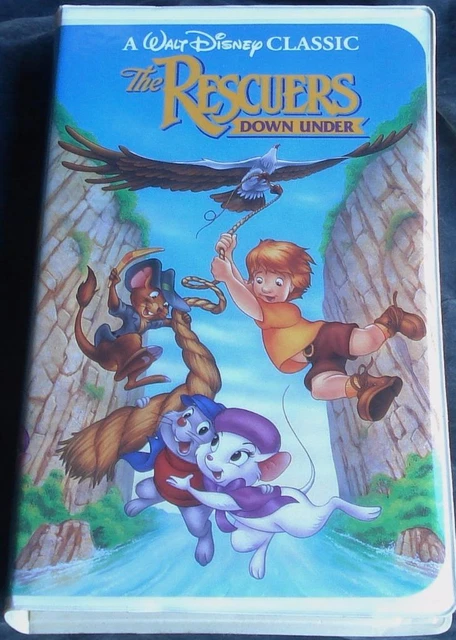 THE RESCUERS DOWN Under - Walt Disney Classic - Video VHS usato ...