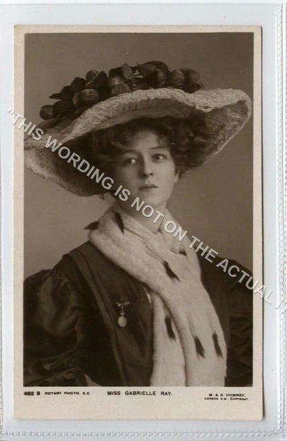 (KLJ1293-554) RP, ACTRICE, Miss Gabrielle Ray, G-VG inutilisé EUR 8,89 ...