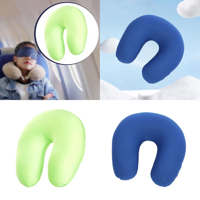 TRAVEL PILLOW ERGONOMIC Head Support U Shape Airplane Pillow Memory ...