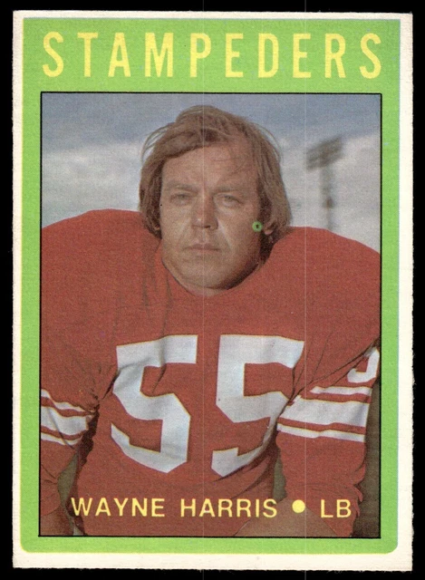 1972 ESTAMPILLES O-PEE-CHEE CFL WAYNE HARRIS CALGARY #53 EUR 5,47 ...