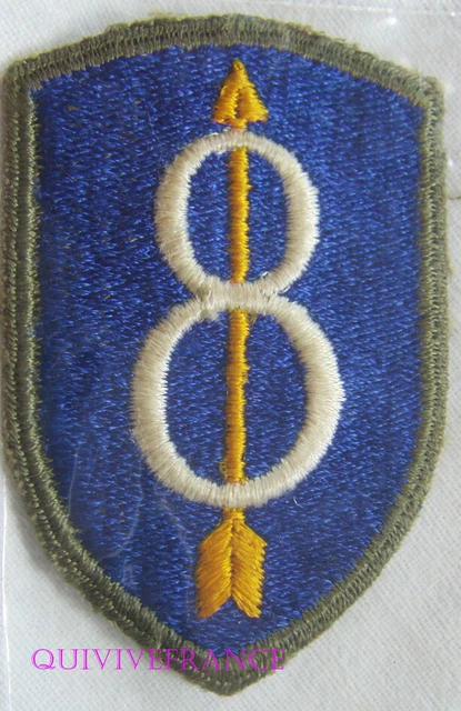 PUS029 - WW2 US Armee 8th Infantry Division Greenback Patch EUR 29,39 ...