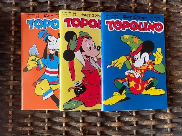GLI ANNI D'ORO DI TOPOLINO nn. 5 - 6 - 7 EUR 12,00 - PicClick IT