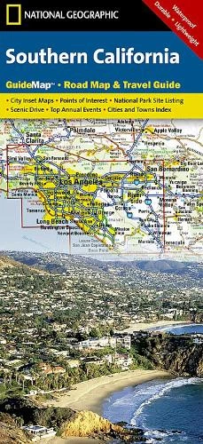NATIONAL GEOGRAPHIC MAPS Southern California (Map) EUR 12,17 - PicClick FR