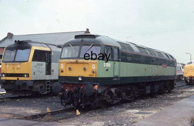 35MM RAILWAY SLIDE - BR Diesel Electric Class 60 60027 & D1500 ...