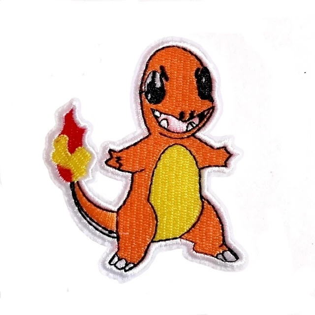 PATCH ÉCUSSON THERMOCOLLANT - Pokémon Salamèche Charmander (Réf 2) EUR ...