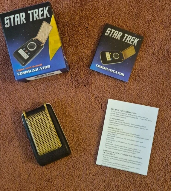 STAR TREK CLASSIC Communicator With Lights And Sound £11.11 - PicClick UK