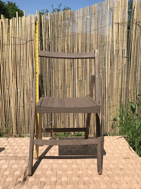 VINTAGE OFFICERS CAMPAIGN Chair Folding Military Field Royal Air Force ...