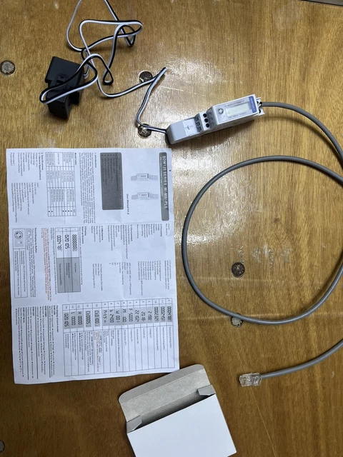 SOLIS INVERTER EASTRON Energy Meter SDM120CT Current Clamp 100mA Mid ...