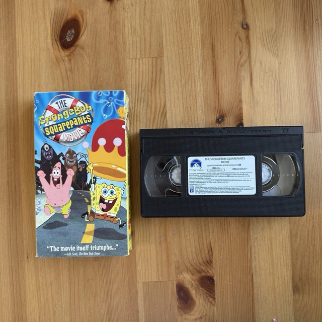 THE SPONGEBOB SQUAREPANTS Movie VHS Tape 2005 Nickelodeon Movies Nick ...