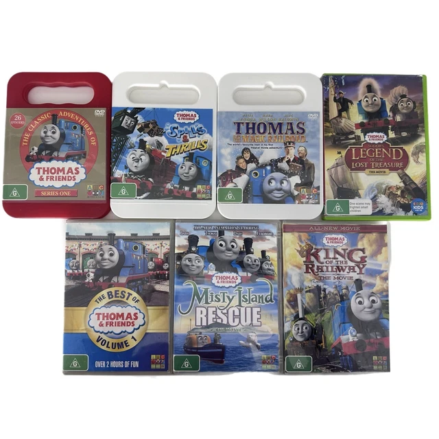 THOMAS & FRIENDS: Thomas The Tank Engine DVD Set of 7 Region 4 FREE ...