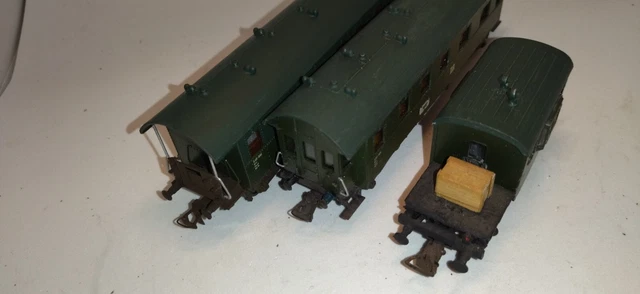 WAGONS VOYAGEURS ET marchandise roco austria ho EUR 30,00 - PicClick FR