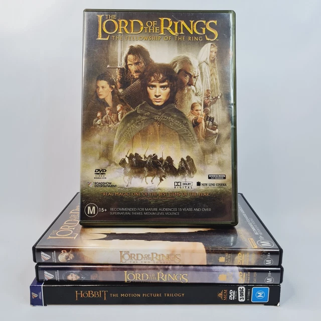 HOBBIT TRILOGY/THE LORD Of The Rings Trilogy (6 DVD) [2016], New, DVD ...