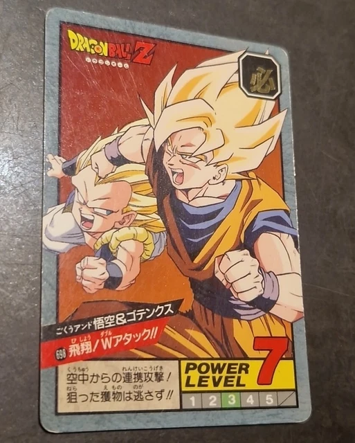CARTE DRAGON BALL Super Batlle Power Level - Goku et Gotenks. N698 EUR ...