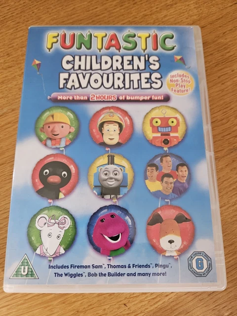 FUNTASTIC KINDERFAVORITEN DVD Kipper Barney Wiggles Pingu Thomas Sam ...