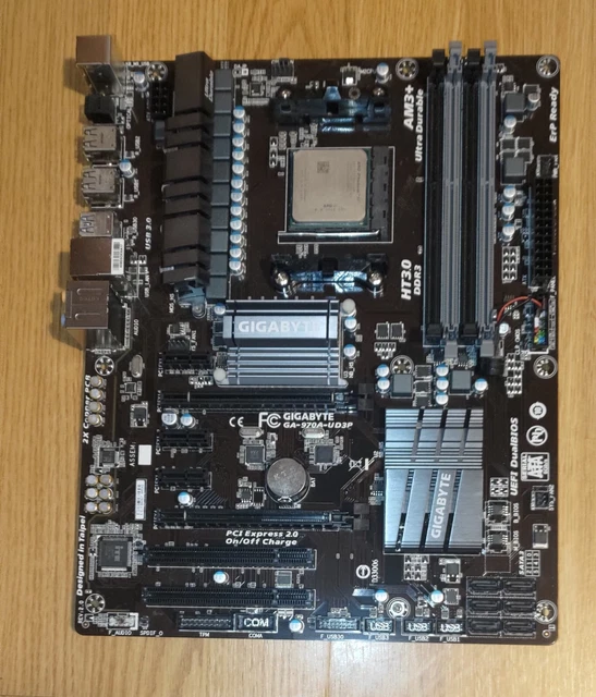 MOTHERBOARD GIGABYTE GA-970A-UD3P AMD Socket AM3+ (1910) with CPU AMD ...