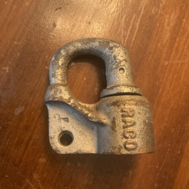 ANTIQUE RACO RAILROAD Brass Signal Lock Padlock Obsolete No Key £19.25 ...