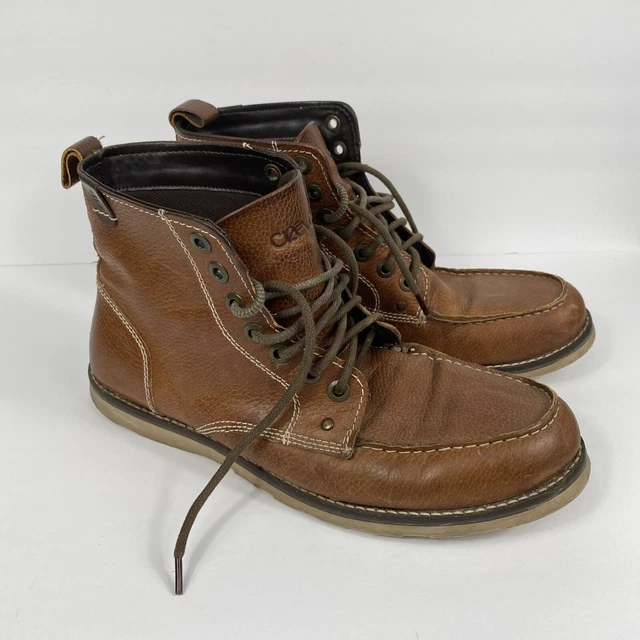 CREVO BUCK 226 Lace Up Mens Brown Leather Casual Boots size 11 £44.58 ...