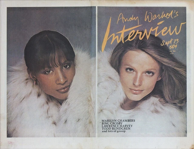ANDY WARHOLS INTERVIEW Magazine Sept 1973 . Marilyn Chambers . Todd ...