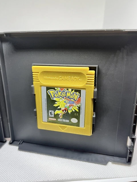 VERSIONE POKEMON GOLD (Nintendo Game Boy Color, 2000) SALVA AUTENTICI ...