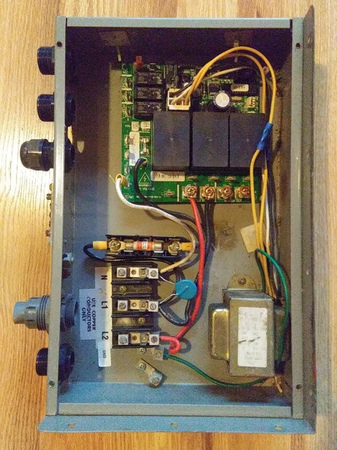 HEAVY HVAC? CONTROL Box with Board Fuse Transformer for Parts/not ...