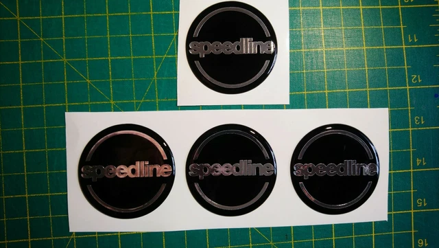 SPEEDLINE CORSE WHEEL CENTRE CAP overlays 49mm****Gel domed £11.99 ...