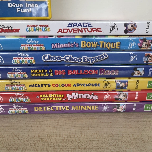 MICKEY MOUSE CLUBHOUSE DVD Bundle Lot - Lot Of 15 Mickey Mouse Minnie ...