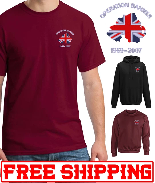 OPERATION BANNER, 1969-2007 Embroidered RUC UDR OP BANNER Northern ...