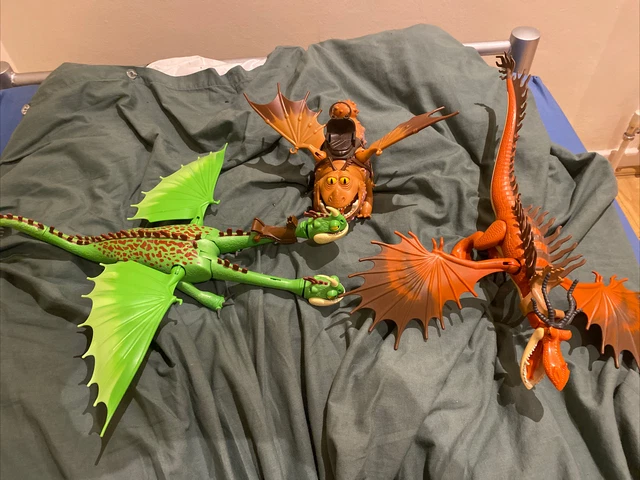 HOW TO TRAIN Your Dragon Hidden World Toy Bundle Meatlug Hookfang Barth ...