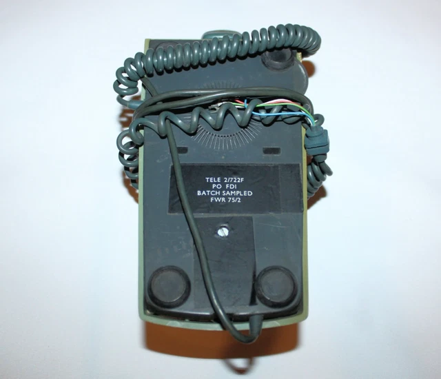 A RETRO BT Rotary Dial 2/722F Green Trimphone For Spares Or Repair £7. ...