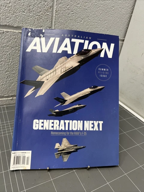 VINTAGE MAGAZINE AUSTRALIAN Aviation Generation Next Raaf F-35 P $9.99 ...